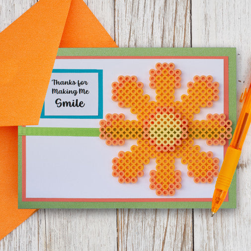 Make Me Smile Card – Perler