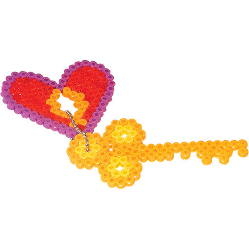 Heart Keychain – Perler