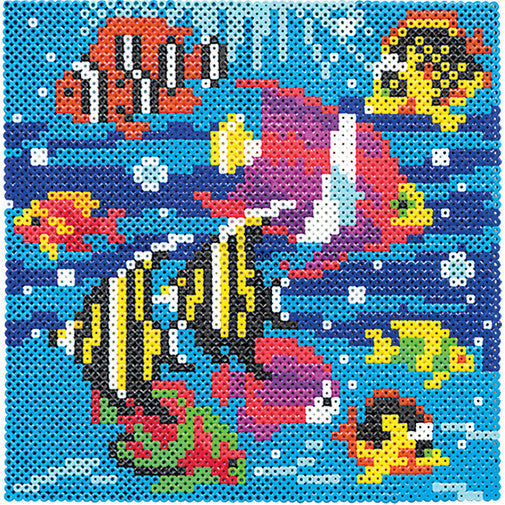 Tropical Fish Scene – Perler