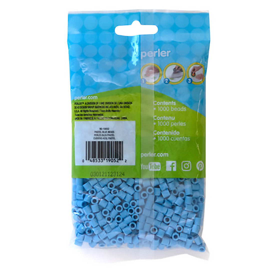1000 Beads - Pastel Blue | Perler – Perler