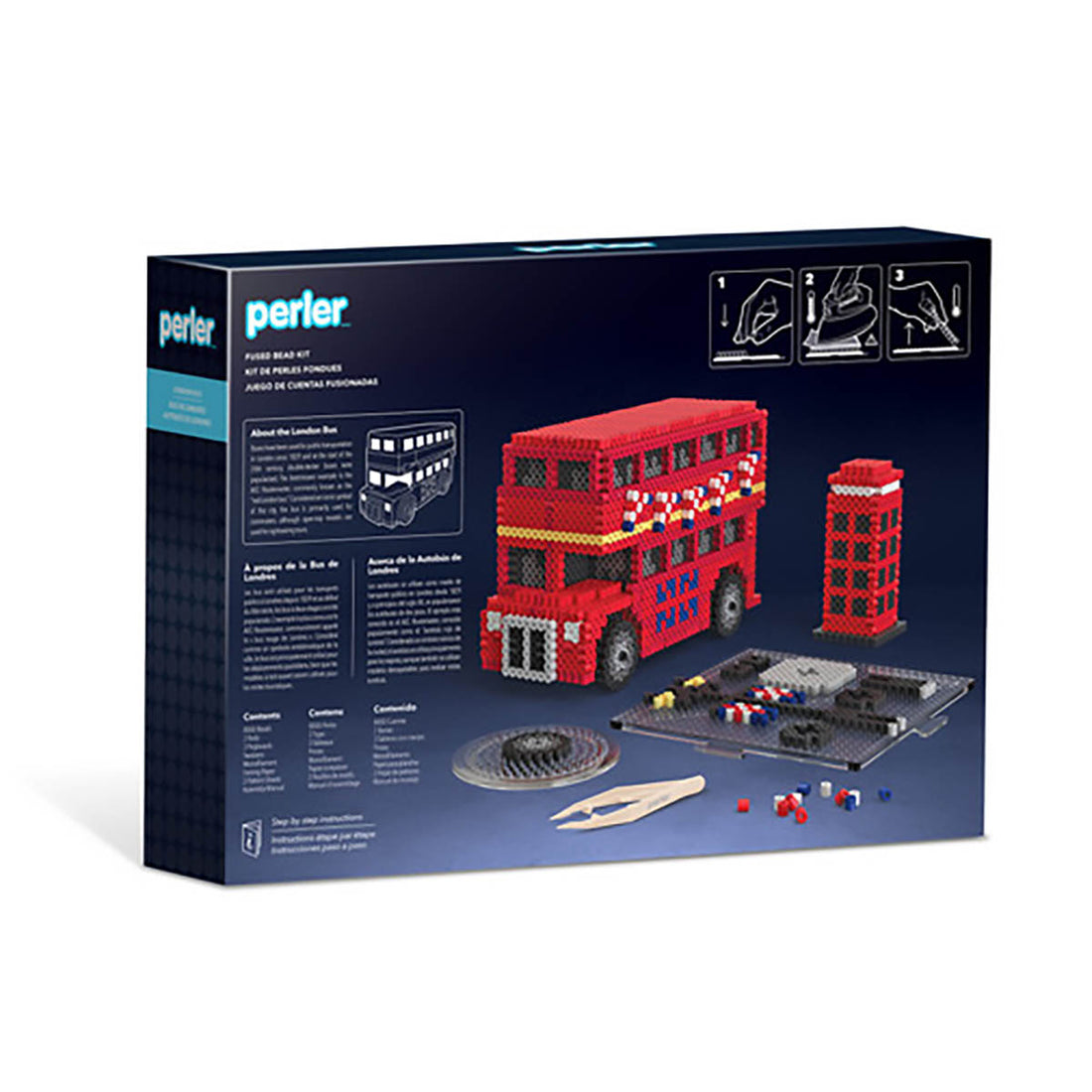 Perler 3D London Bus Fused Bead Kit | Perler – Perler